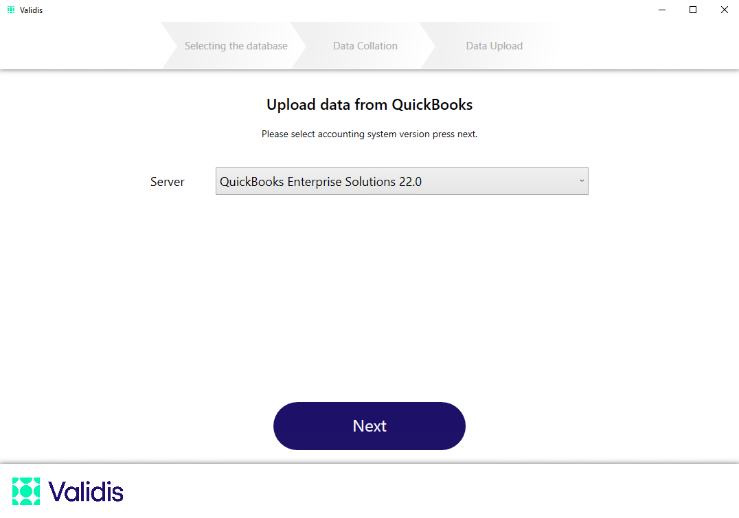 Sharing your QuickBooks Desktop data – Validis Support