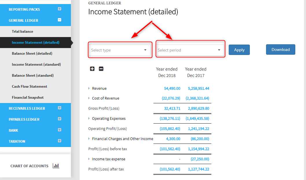 Downloading financial statements for multiple years – Validis Support